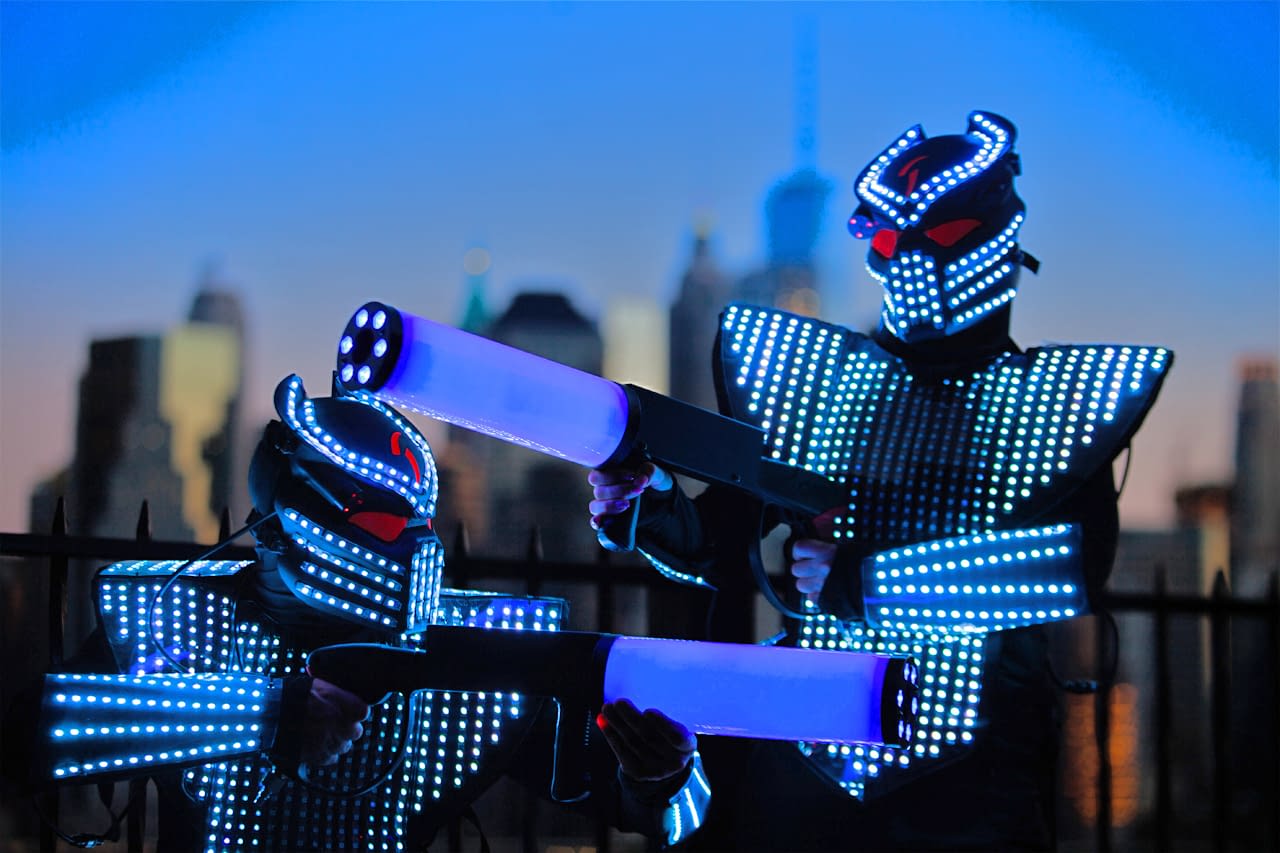 LED CO2 ROBOTS: Futuristic Entertainment | LASER SHOW USA