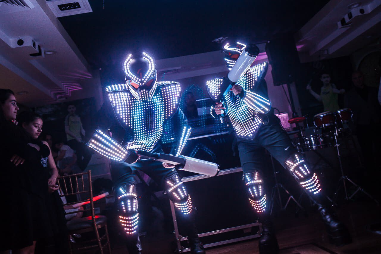 LED CO2 ROBOTS: Futuristic Entertainment | LASER SHOW USA